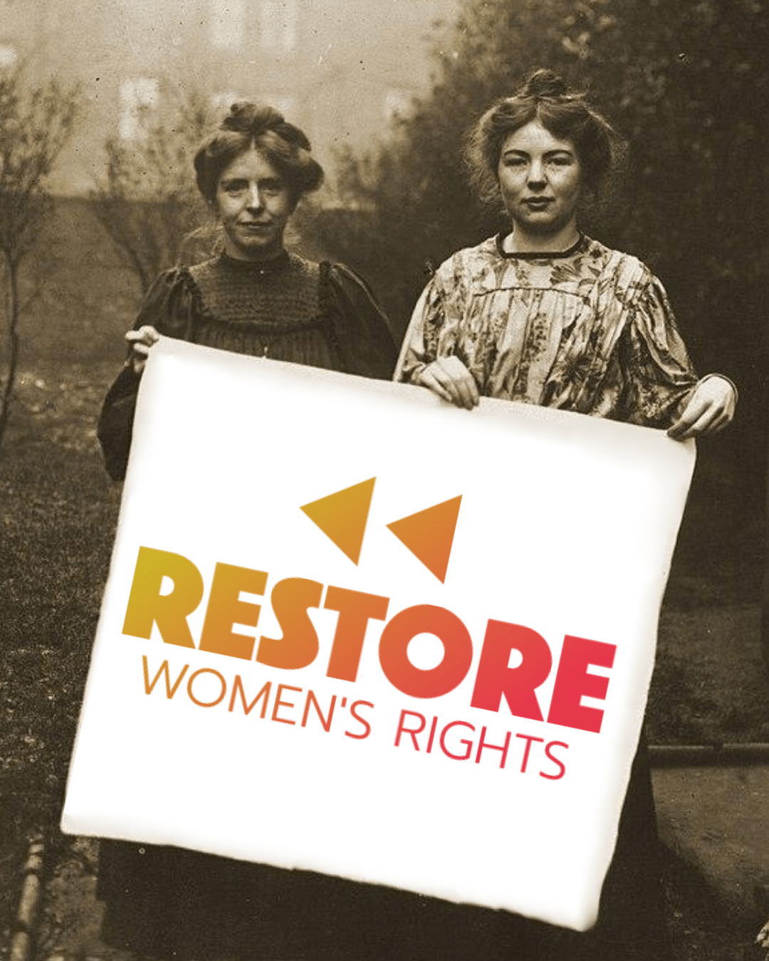 Media Release – Restore Women’s Rights Campaign